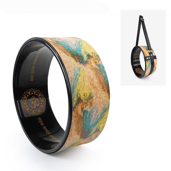 Multi-Color Cork Yoga Wheel – iyoganic